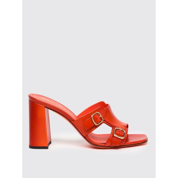 Santoni | Shoes | Santoni Heeled Sandals Woman Orange | Poshmark